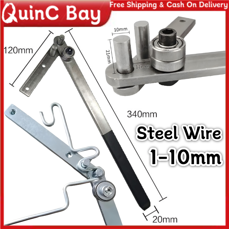 Heavy Duty Manual Bending Machine Tool Garden Projects Rods Steel Wire ...