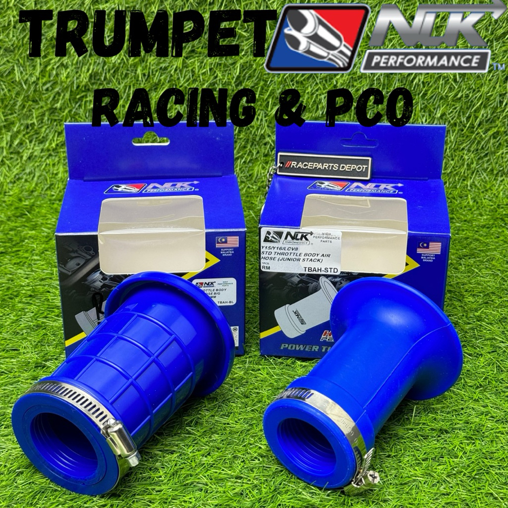 NLK PERFORMANCE AIR HOSE TRUMPET PCO RACING THROTTLE BODY 44MM 48MM ...