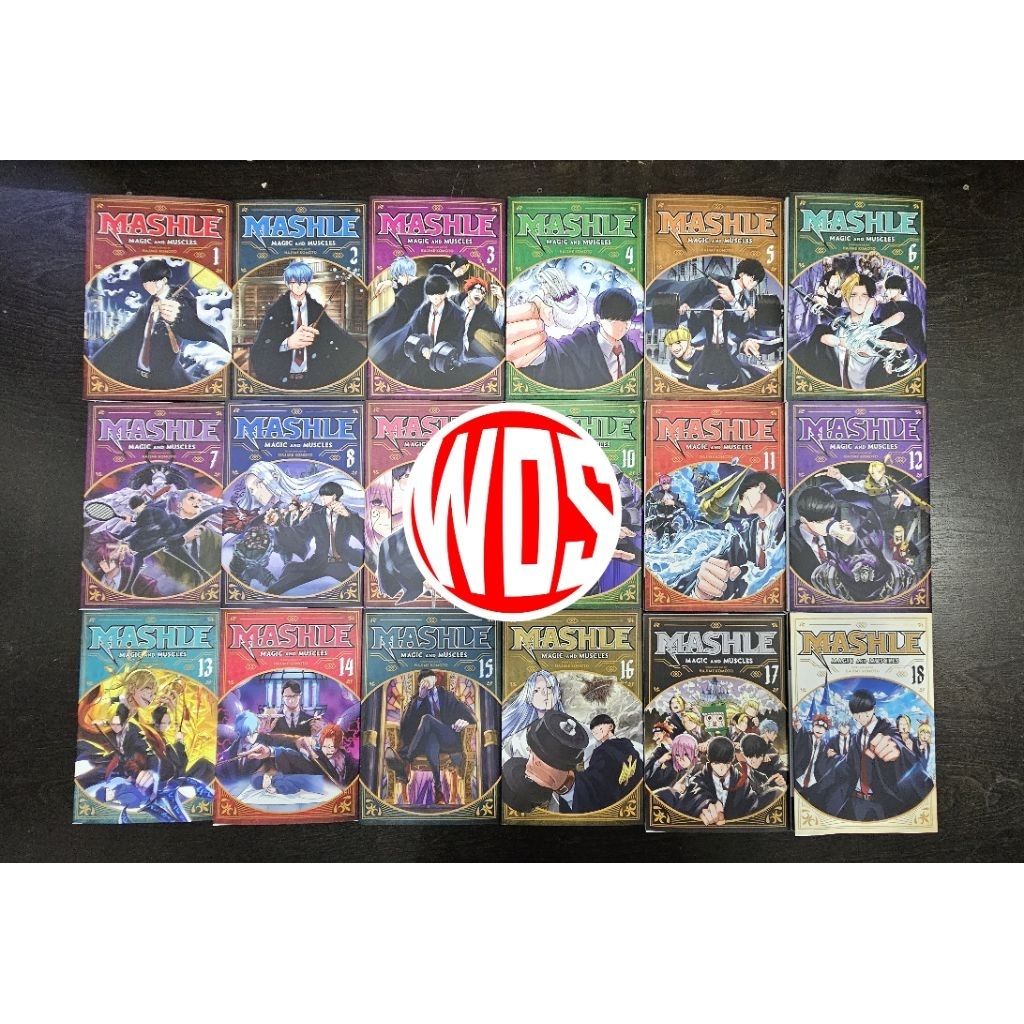 Manga : Mashle Magic And Muscles volume 1-18 (End)( English version ...