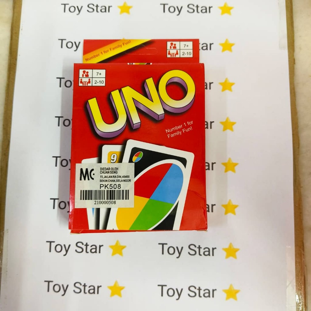 1 PCS UNO CARD FOR FAMILY FUN (7 YEARS+) | Shopee Malaysia