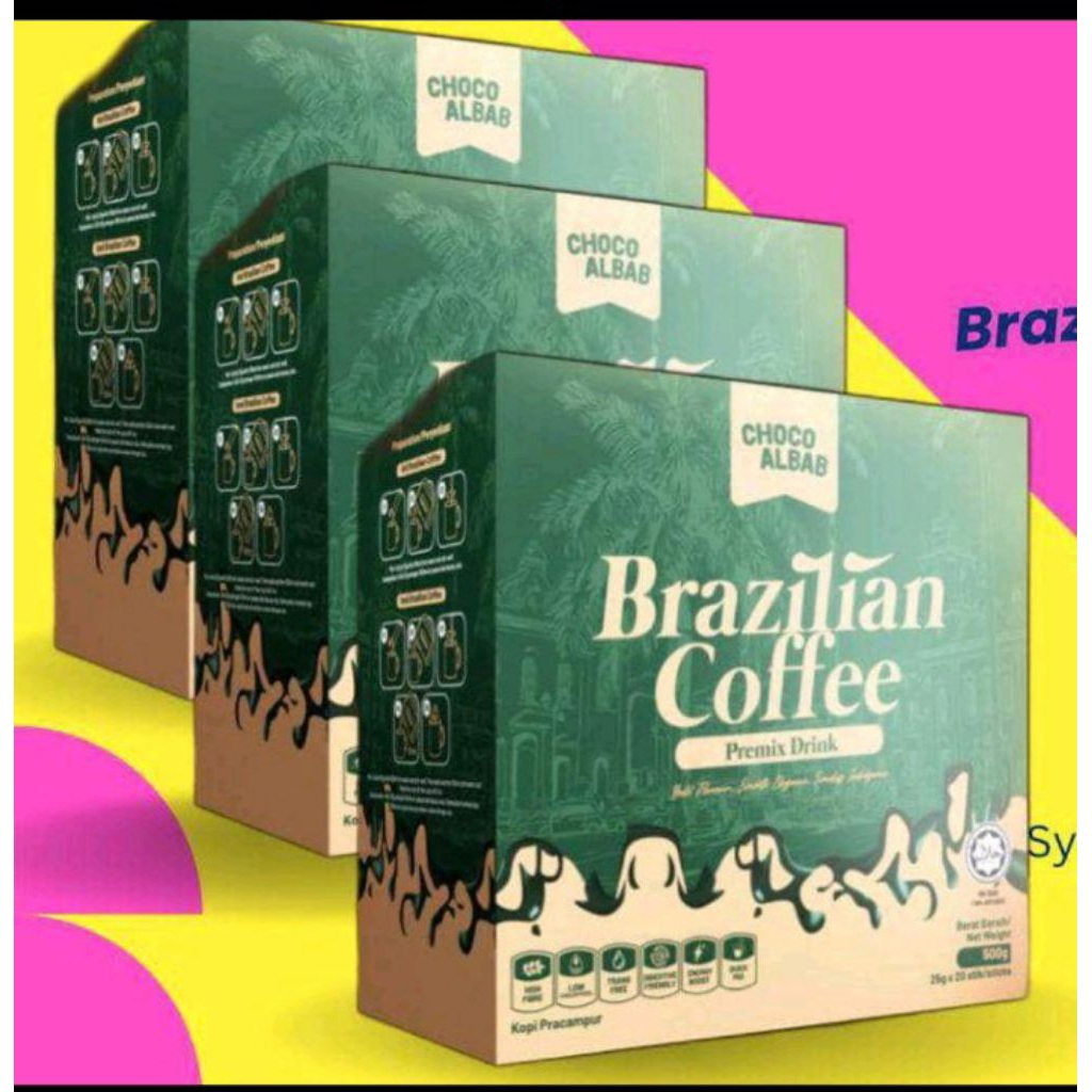 Brazilian Coffee Combo 3box by choco albab | Shopee Malaysia