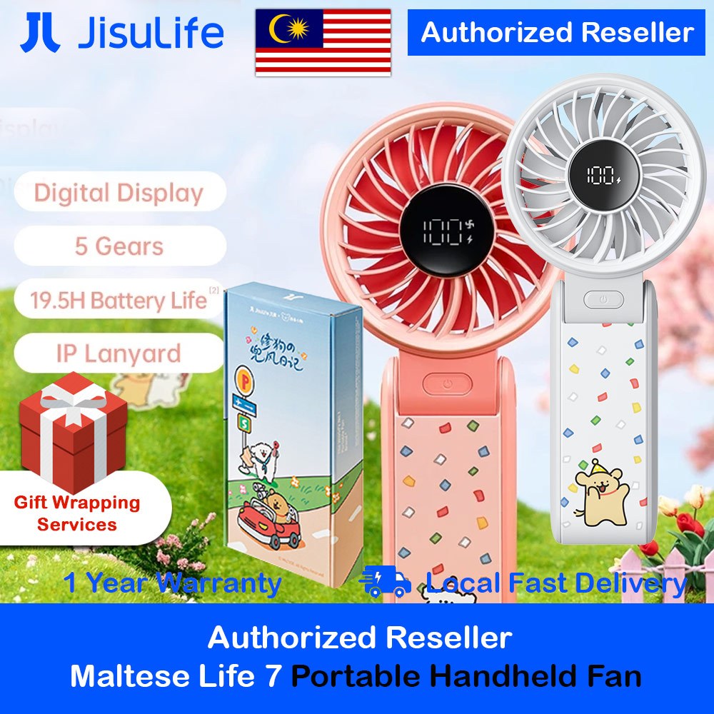 Jisulife Maltese Limited Edition Portable Foldable Multi Angle Handheld ...