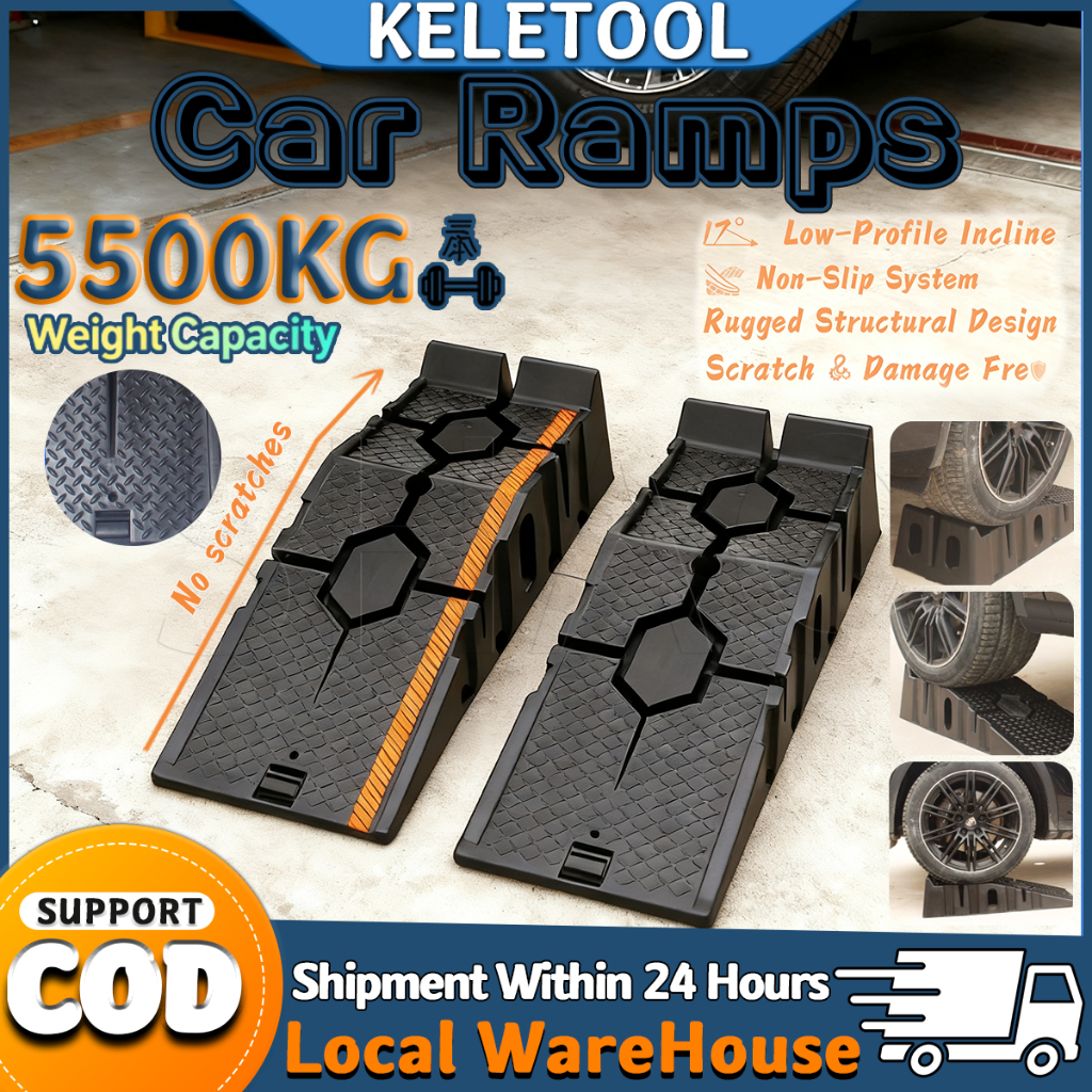Car Service Ramps Durable Heavy Duty Plastic Car Ramps Lightweight ...