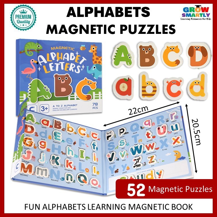 Alphabet abc magnetic for kid abc puzzle alphabet toy abc toys for kids ...