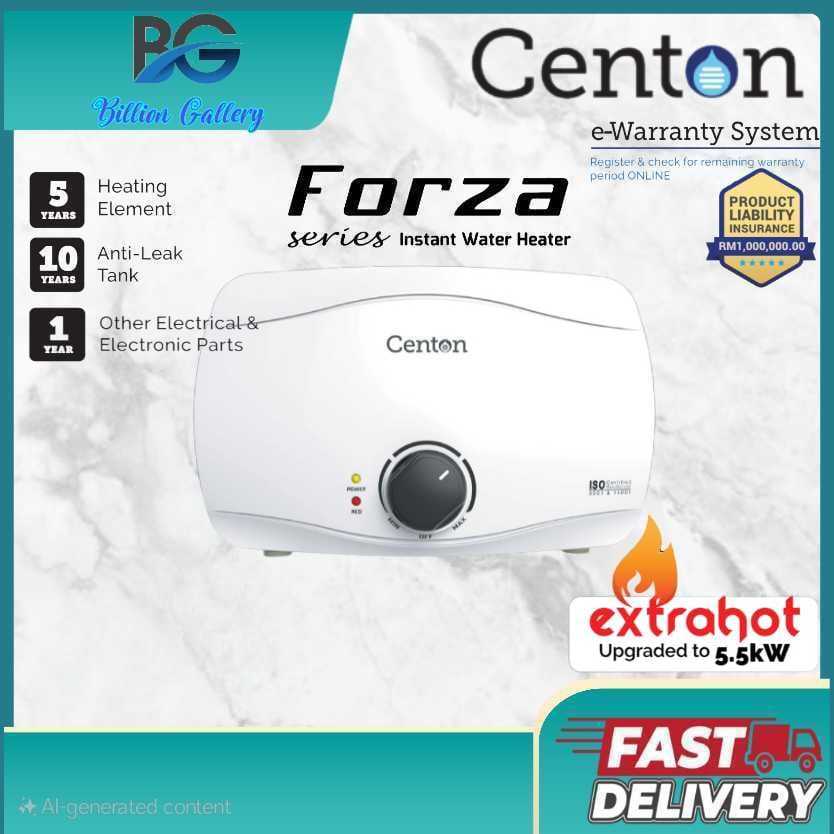 CENTON Multipoint Instant Shower Water Heater - Forza FR255 Series | 5 ...