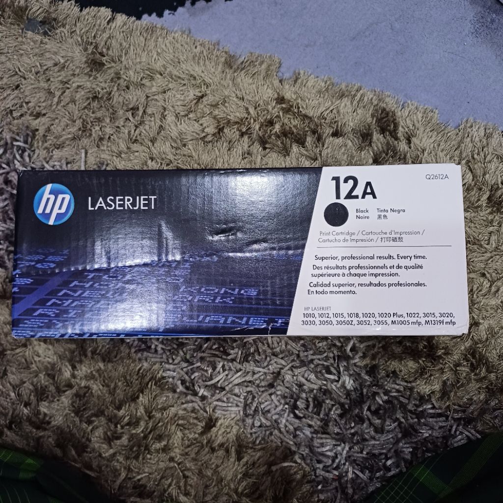 HP 12A Q2612A TONER CARTRIDGE ORIGINAL EXPIRED | Shopee Malaysia