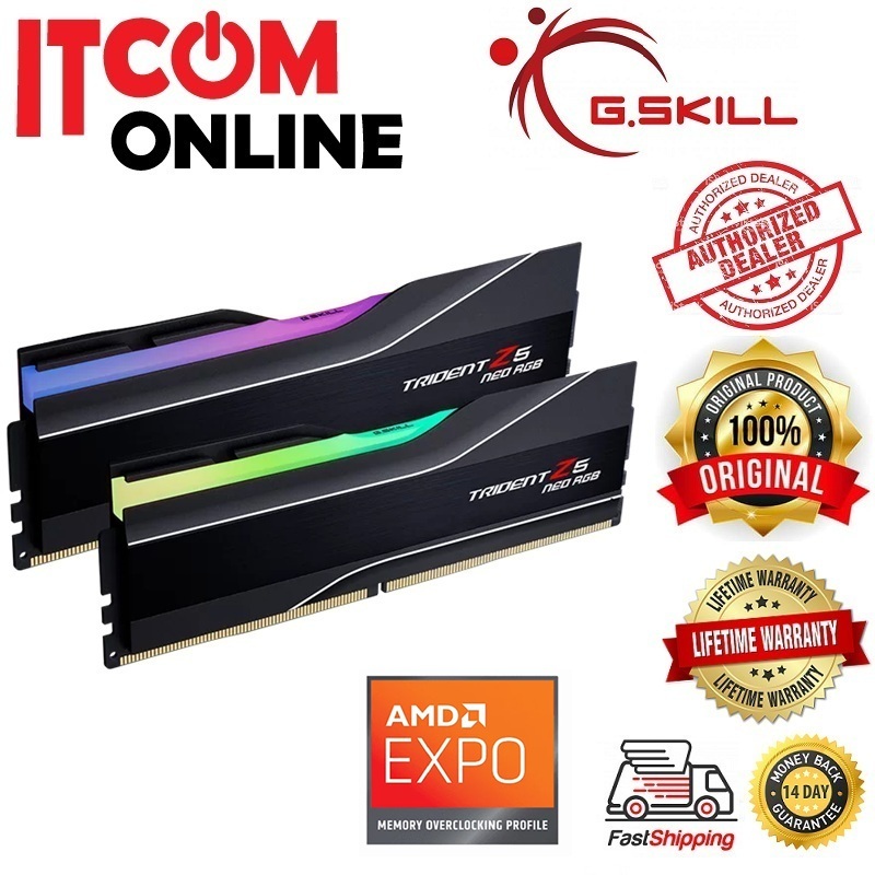 G.SKILL TRIDENT Z NEO RGB 32GB 64GB DDR5 6000MHZ 6400MHZ DESKTOP RAM ...