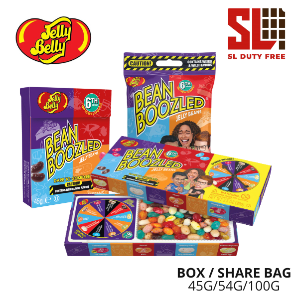 Jelly Belly Bean Boozled 45g/54g/100g Box Bean Boozled Spinner Game ...