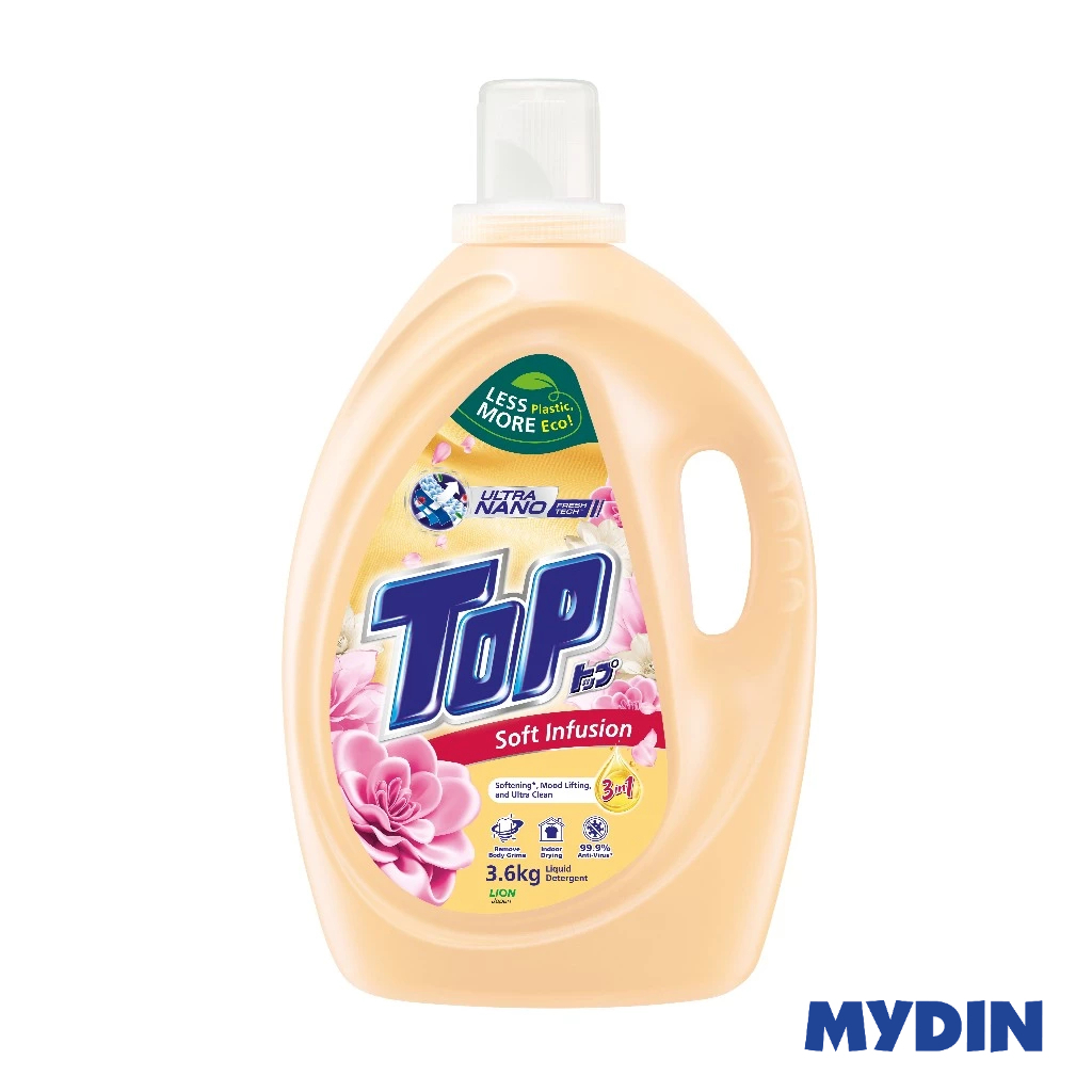Top Liquid Detergent Soft Infusion (3.6kg) | Shopee Malaysia