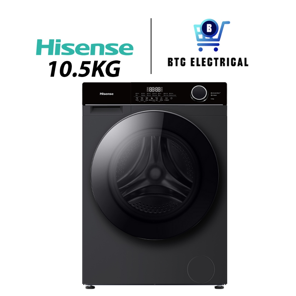 Hisense 10.5KG Front Load Washer WF105M3 Washing Machine / 10.5KG/7KG ...