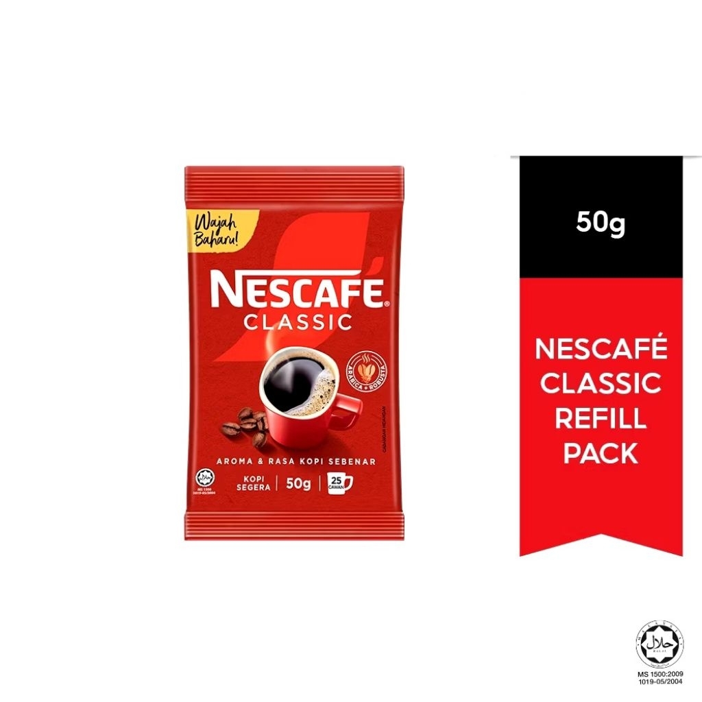 NESCAFE Classic Refill Pack 50g/100g/200g | Shopee Malaysia