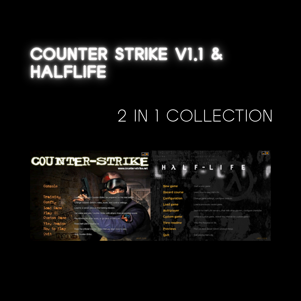 (PC) Counter Strike Ver 1.1 & Half Life [Digital Download] | Shopee ...