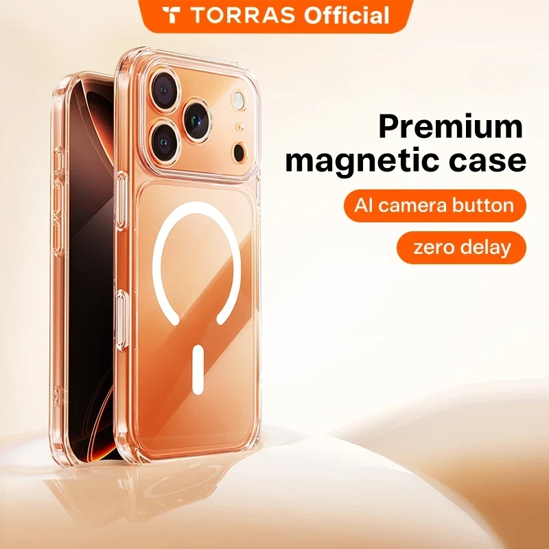 TORRAS Ultra Clear Case Anti-Yellow Shockproof Transparent Hard-Back ...