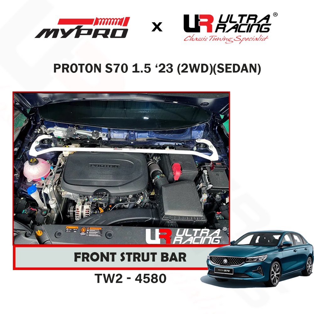 Ultra Racing Safety Bar Front Strut 2 Points UR-TW2-4580 for Proton S70 ...