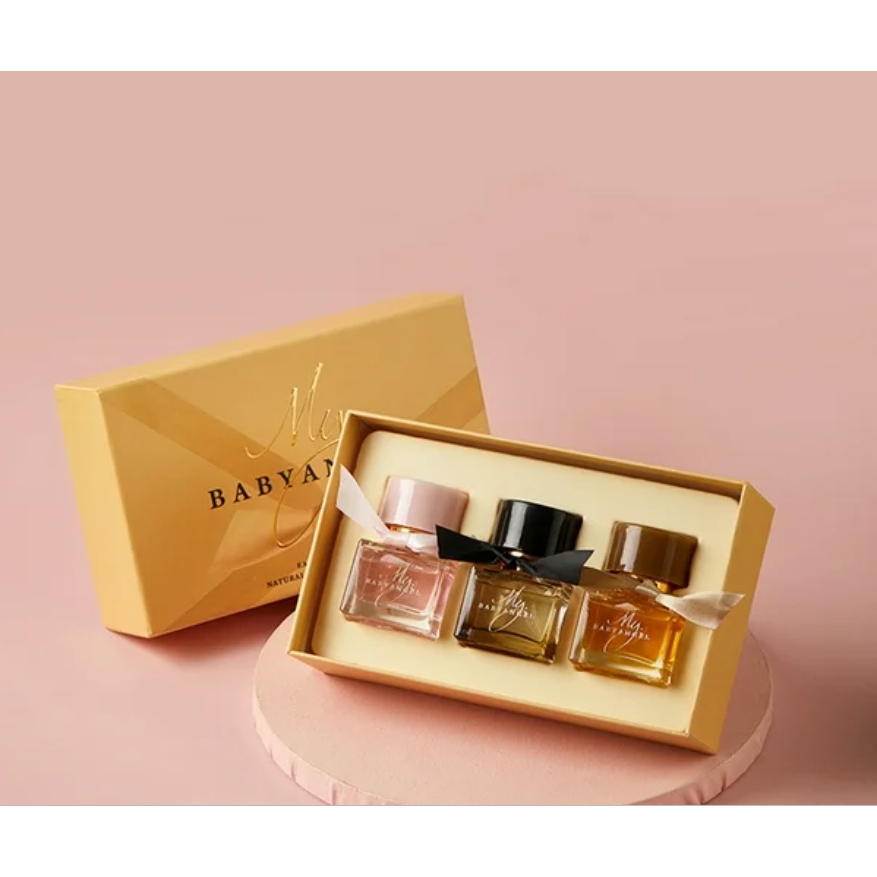 Women’s Perfume Set 3×30ml Long Lasting Light Fragrance Luxury Gift Box ...