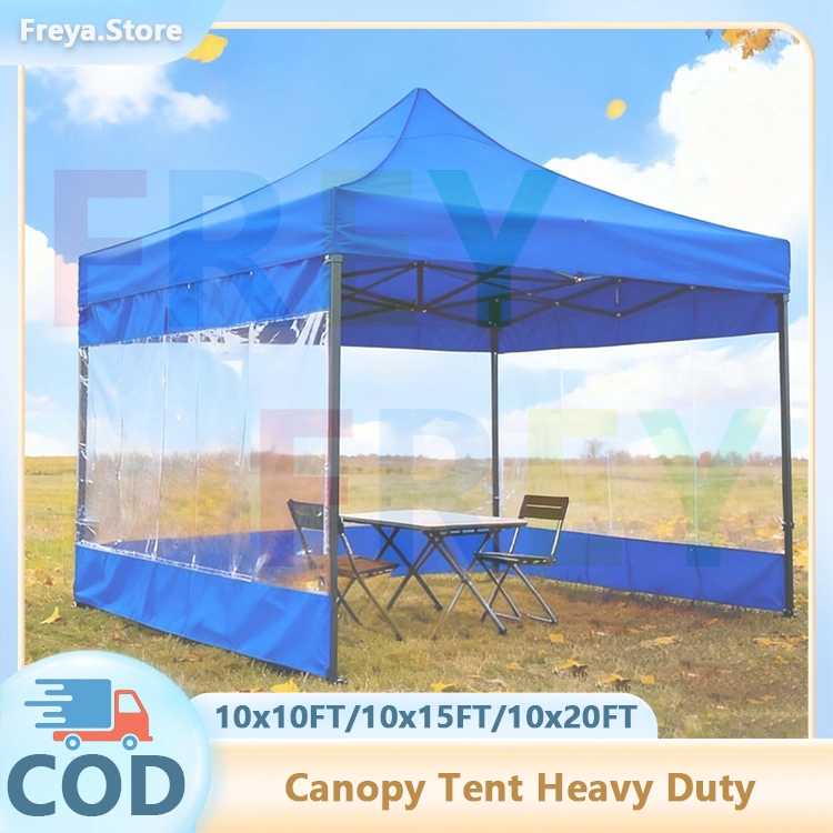 10x10 Canopy Tent Heavy Duty Outdoor Waterproof Retractable Canopy Tent ...