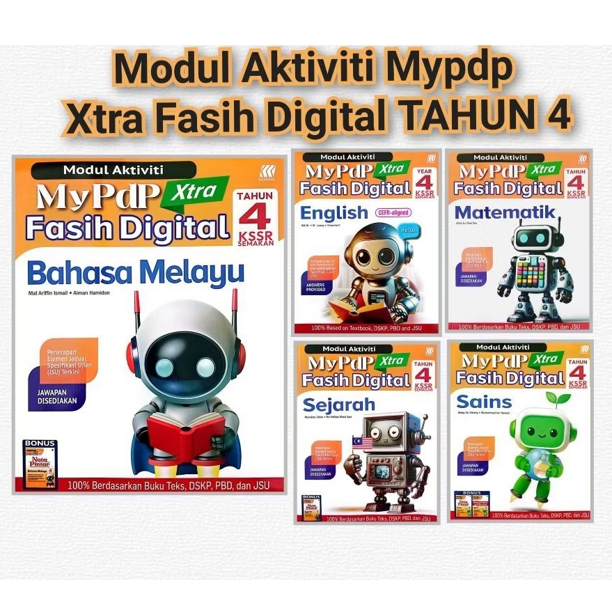 Modul Aktiviti Mypdp Xtra Fasih Digital KSSR: TAHUN 4 (Sasbadi)2026 ...