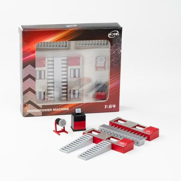 Model Model 1:64 Dyno Machine Accessory Set (Red / Blue) | Shopee Malaysia