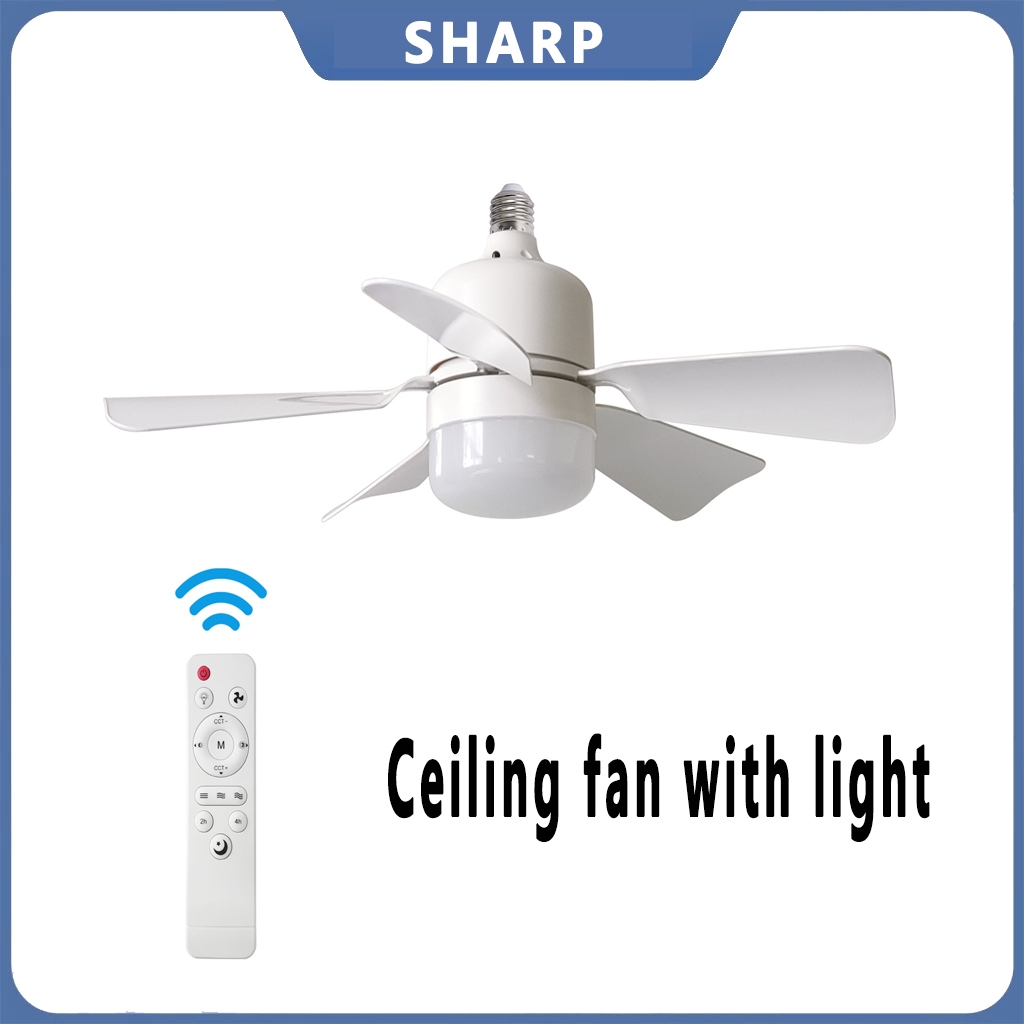 Sharp The New Smart Fan Light Wireless Remote Control Led Ceiling Fan ...