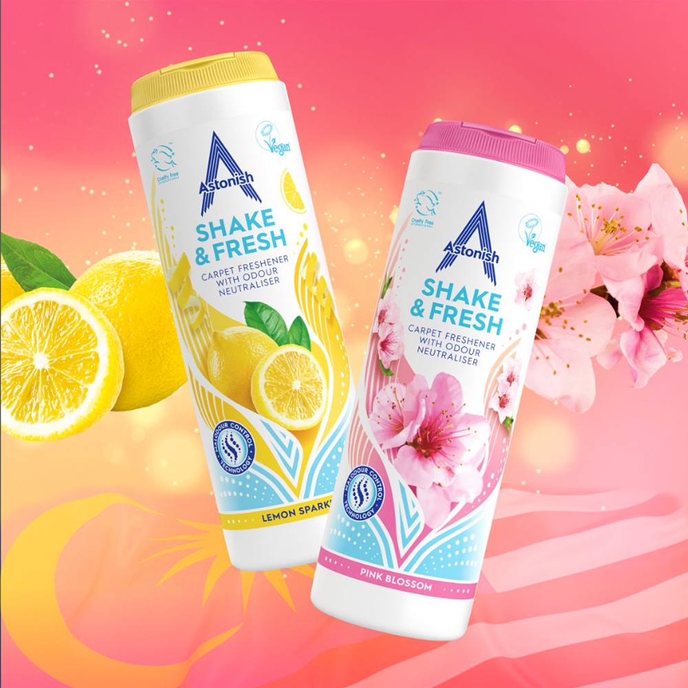 ASTONISH SHAKE & FRESH CARPET FRESHENER WITH ODOUR NEUTRALISER (400G ...