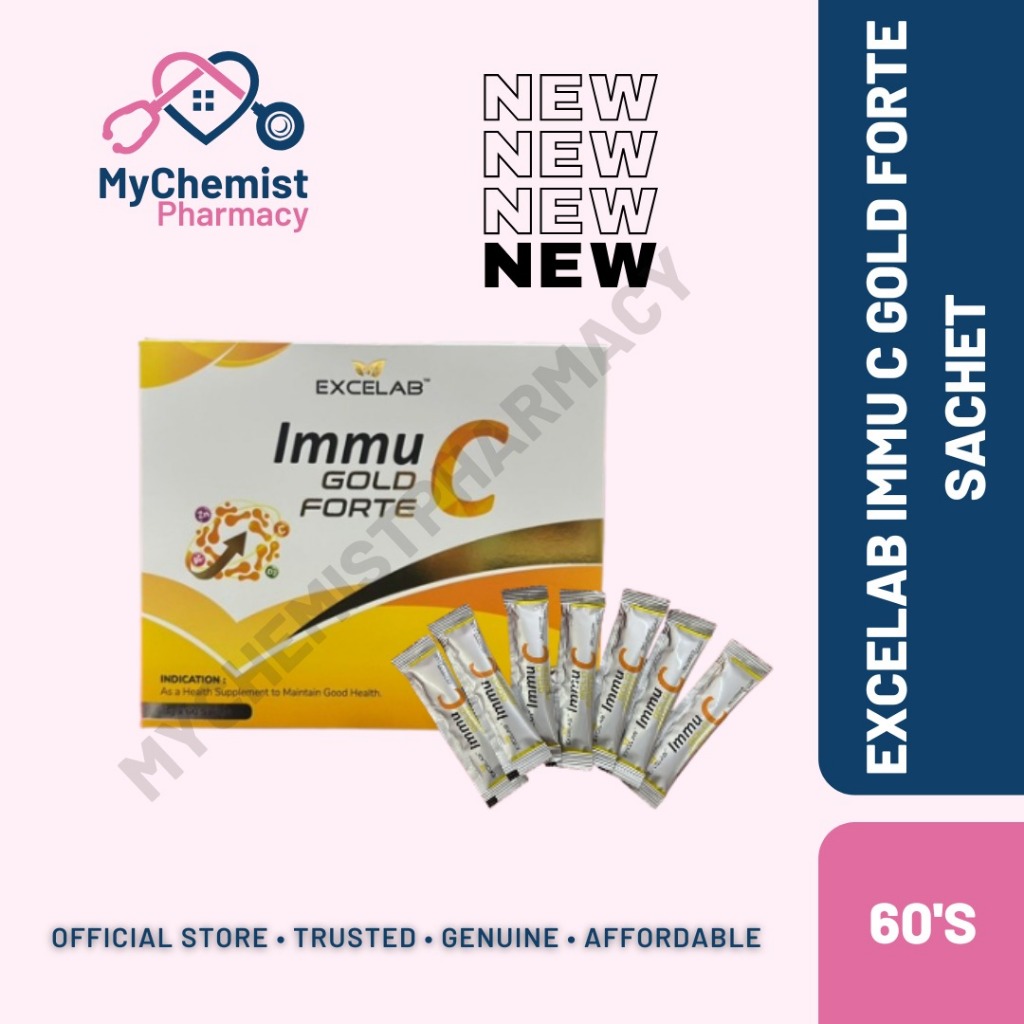Excelab Immu c gold forte sachet 3gx60's Immune Booster/antioxidant ...
