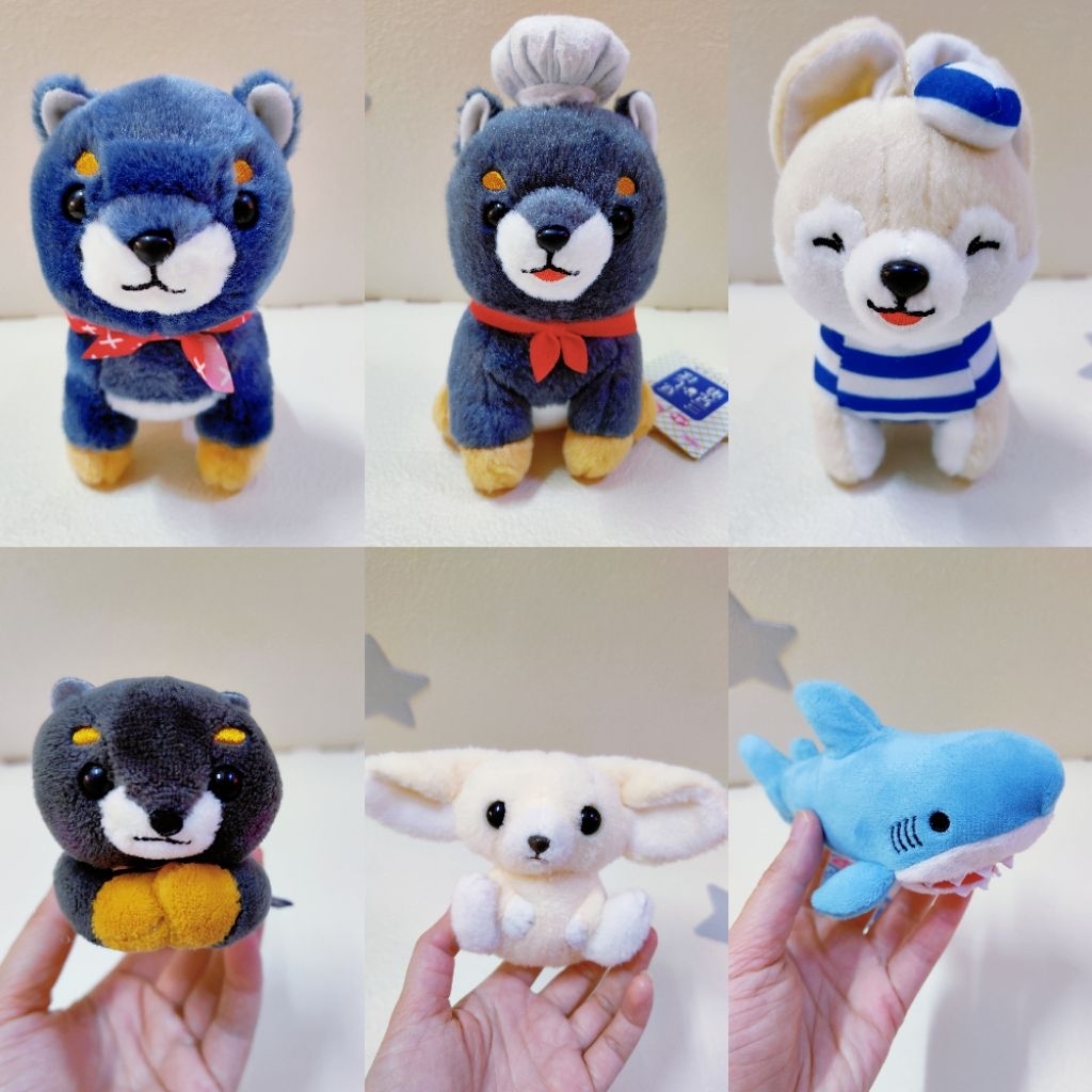 Preloved Amuse/ Amufun plush M6 Mameshiba San Kyodai Mamejiro Fennekee ...
