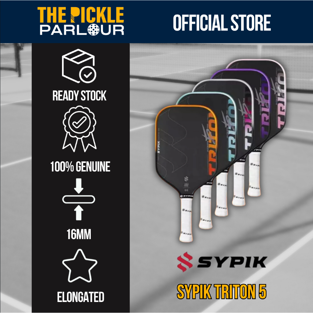 Sypik Triton 5 Ultimate Pro Tour Pickleball Paddle 16mm | Shopee Malaysia