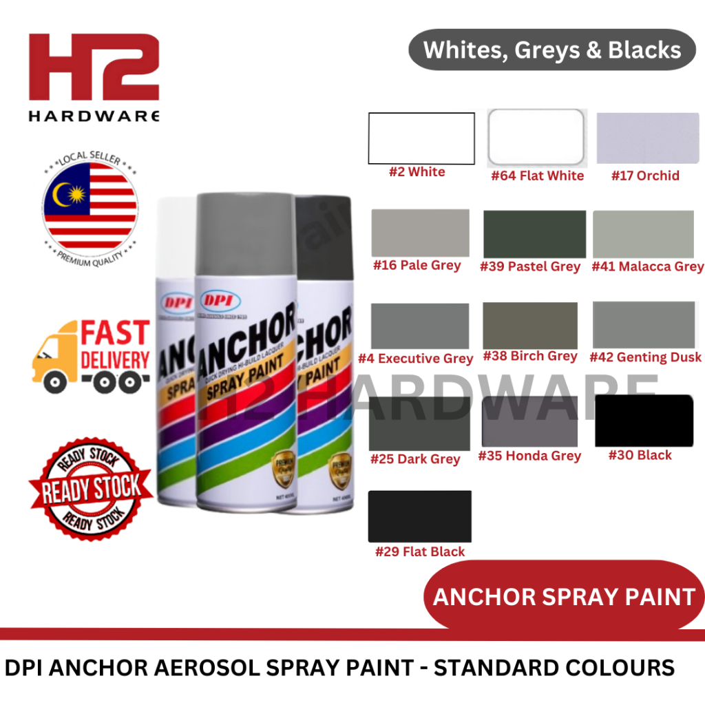 DPI Anchor Spray Paint 400ml | Multi Surface | Many Colours Available ...