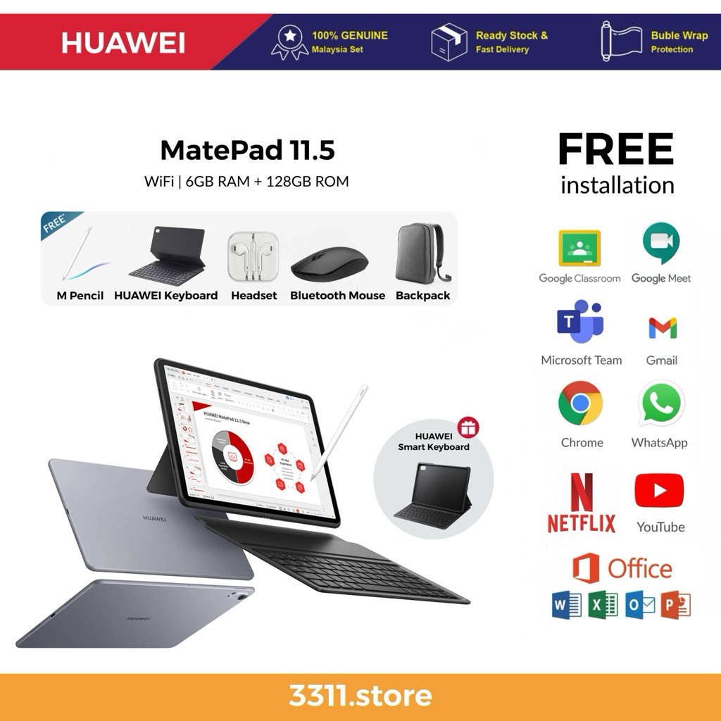 HUAWEI MatePad 11.5 2025 | Palm Rejection | budget sesuai kerja office ...