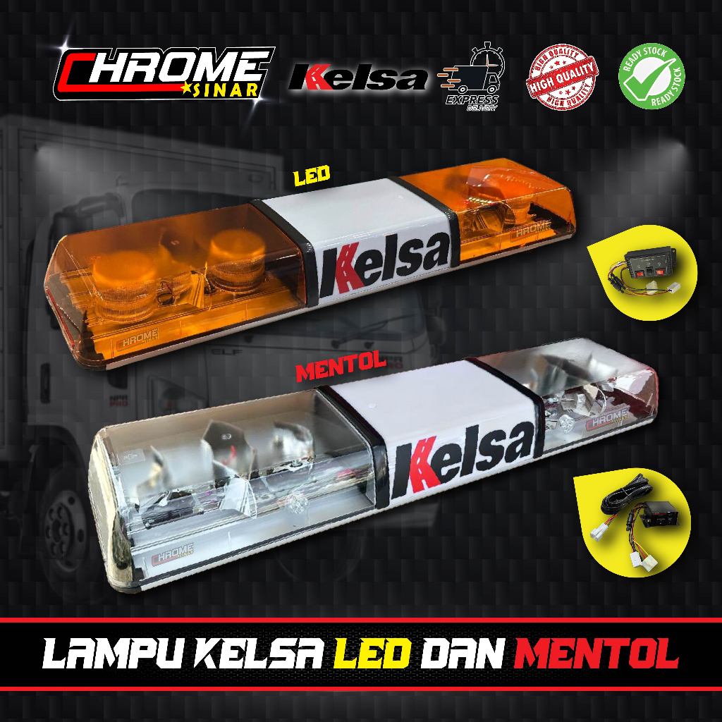 UNIVERSAL LAMPU BEACON LED / BULB HAZARD KELSA 24V – 3FT / 4FT / 5FT ...