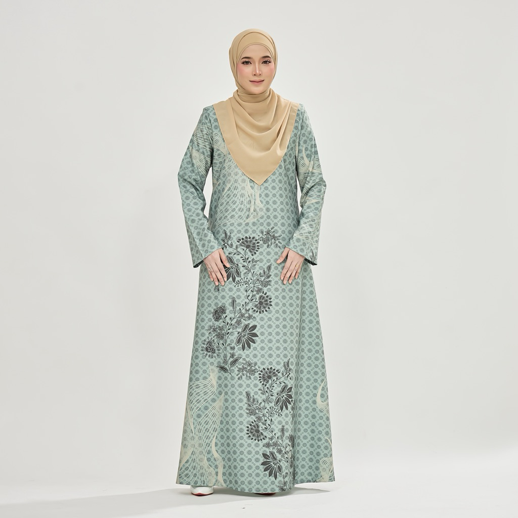 Jubah Qyara Batik [NEW ARRIVAL] Jubah A cut Jubah Muslimah Moden ...