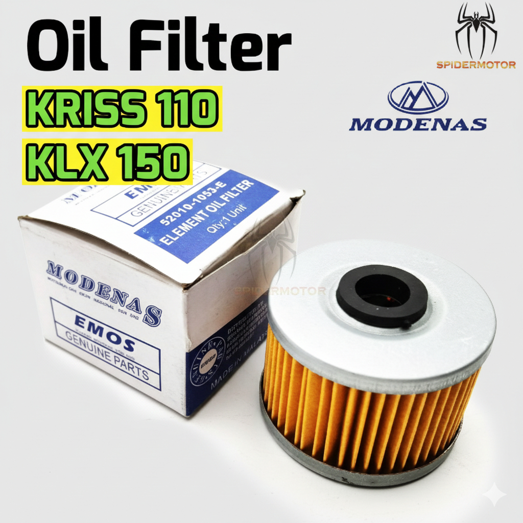 OIL FILTER ORIGINAL MODENAS KRISS110 / KLX150 / KRISS 110 / KLX 150 ...