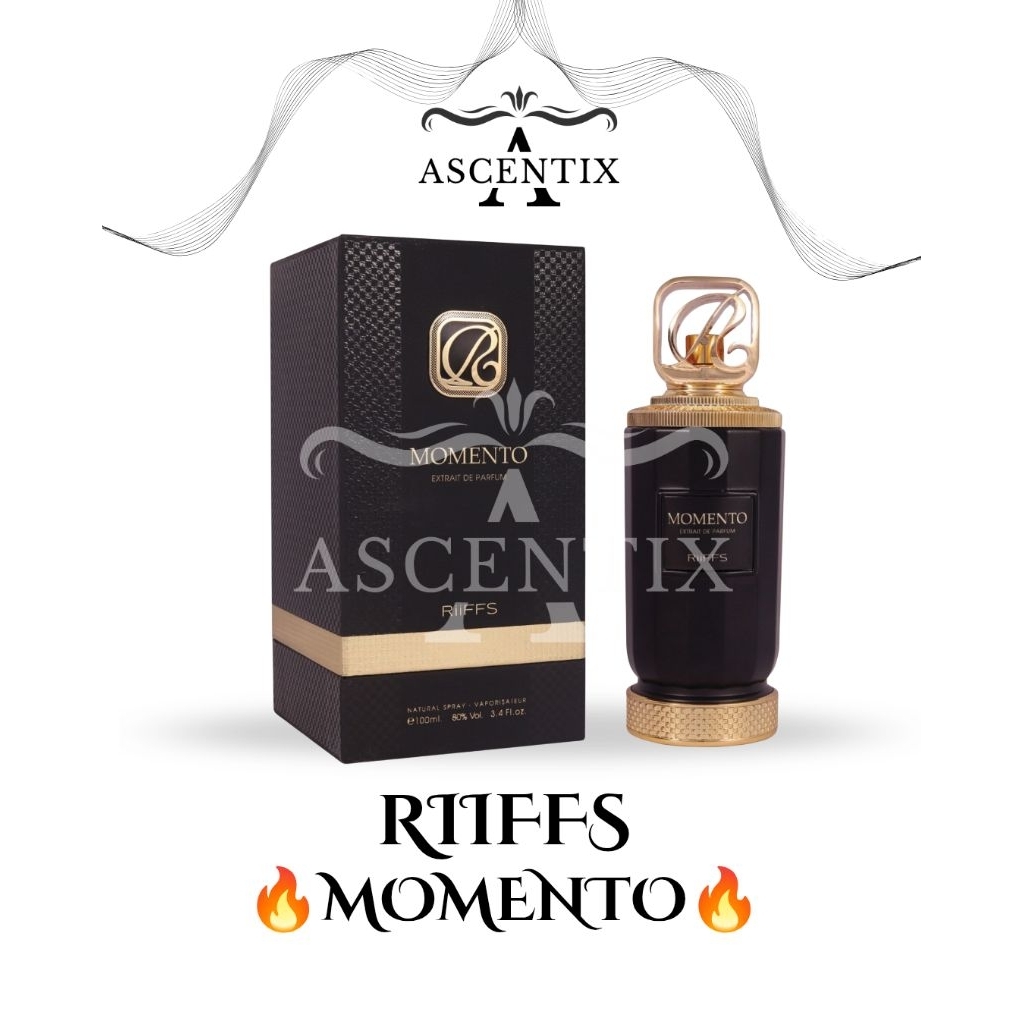 100%ORIGINAL🔥RIIFFS MOMENTO 100ML EXTRAIT DE PARFUM FOR MEN | Shopee ...