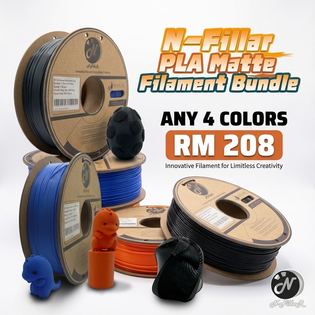 SPECIAL DEAL! N-Fillar High Quality 3D Printing Matte Color PLA ...
