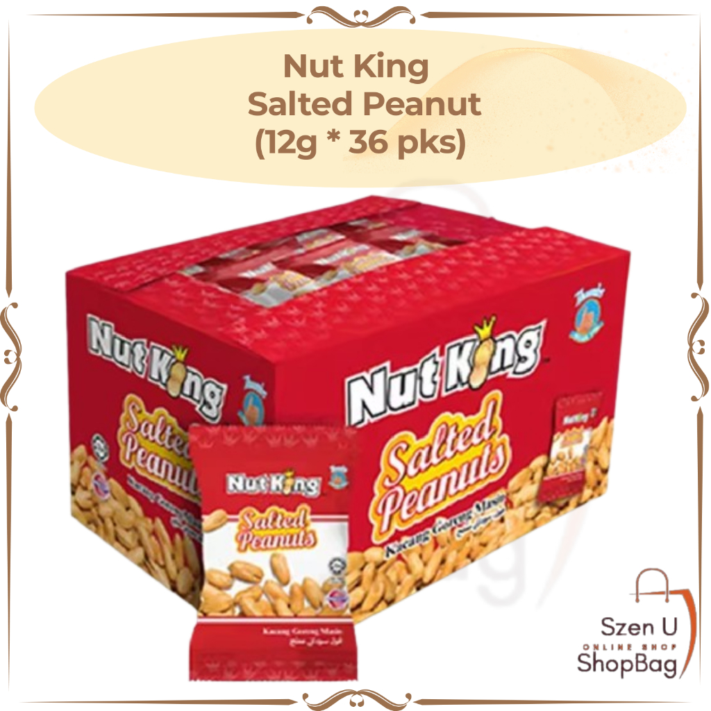 Nut King Salted Peanuts 12g (36 packs / 10 pks ) | Shopee Malaysia