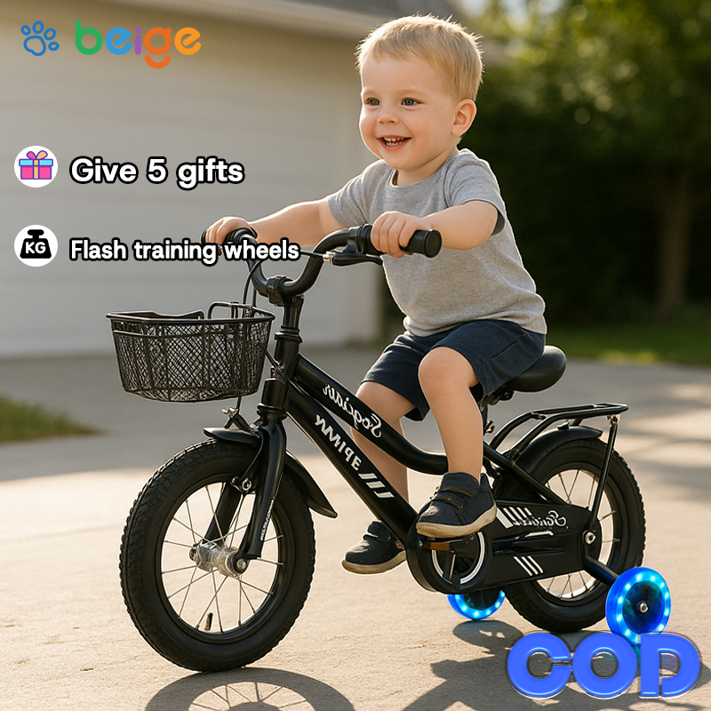 Basikal Budak Saiz 12/16" Inch Bicycle Kids 3 tahun Rubber Auxiliary ...