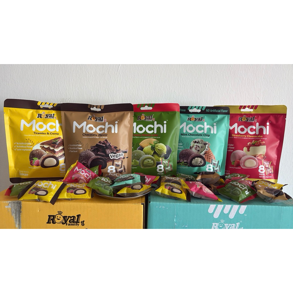 Taiwan Royal Family Mochi, Kuih Beras Lembut, Assorted Flavours Mochi ...
