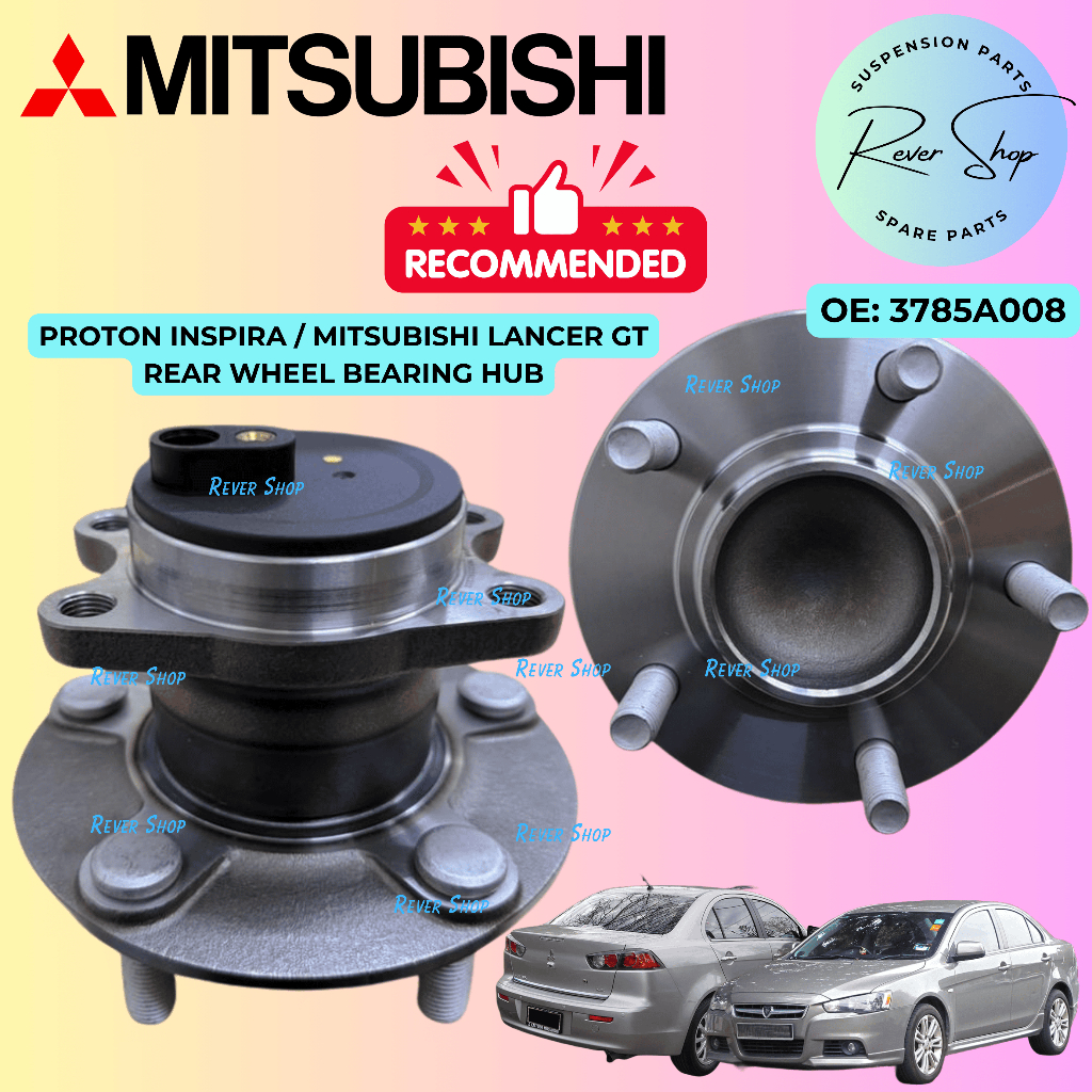 Proton Inspira 1.8 2.0, Mitsubishi Lancer GT 2.0 Rear Wheel Bearing Hub ...