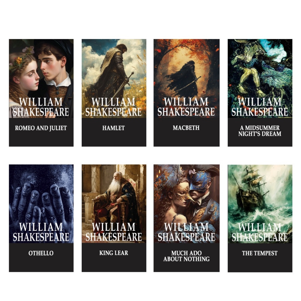William Shakespeare (5 Classic Plays) - Romeo & Juliet/Hamlet/Macbeth ...
