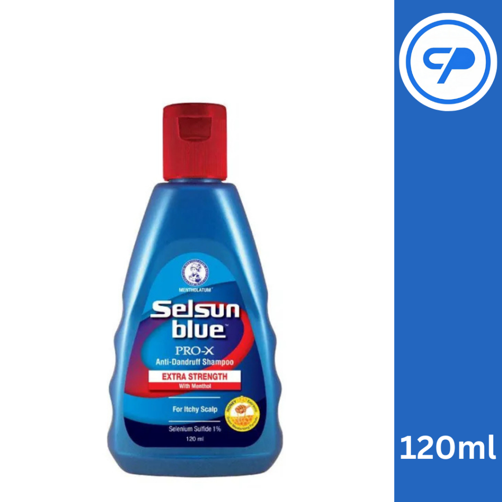 SELSUN BLUE PRO EXTRA STRENGTH ANTI-DANDRUFF SHAMPOO (RED) 120ML ...