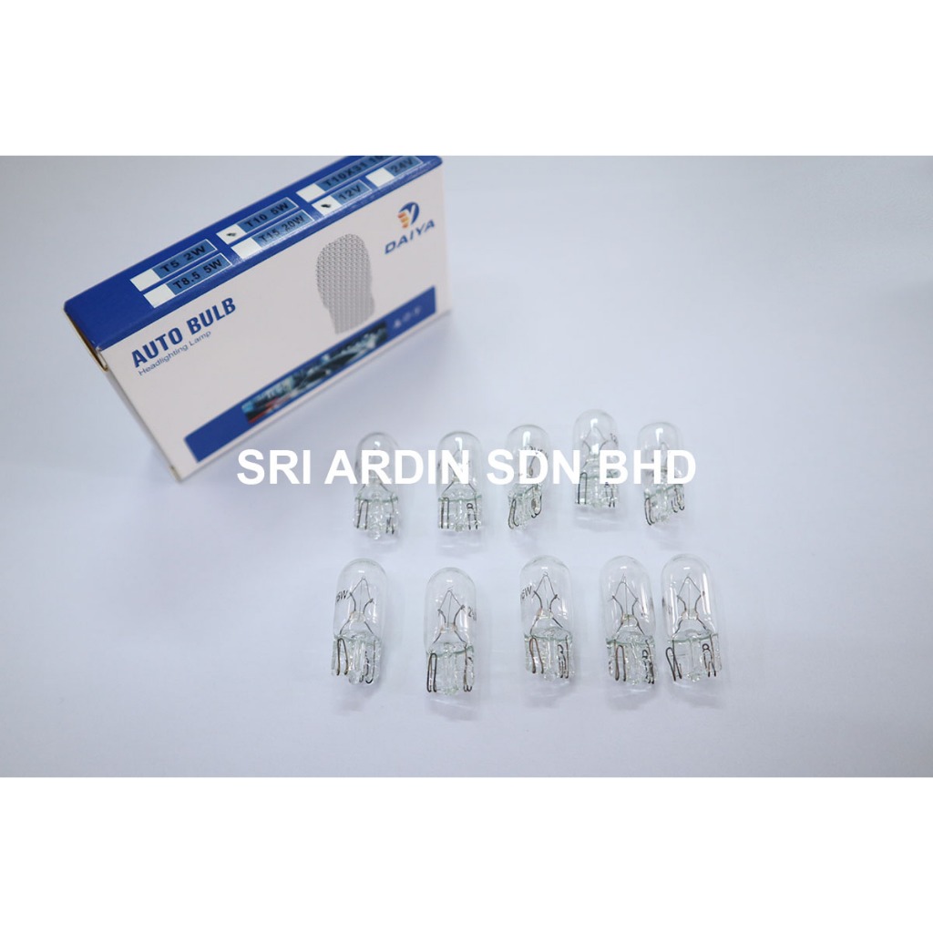 T10 ( 4090 ) 12V 5W / 24V 4W Universal Car / Motor / Lorry Halogen Bulb ...