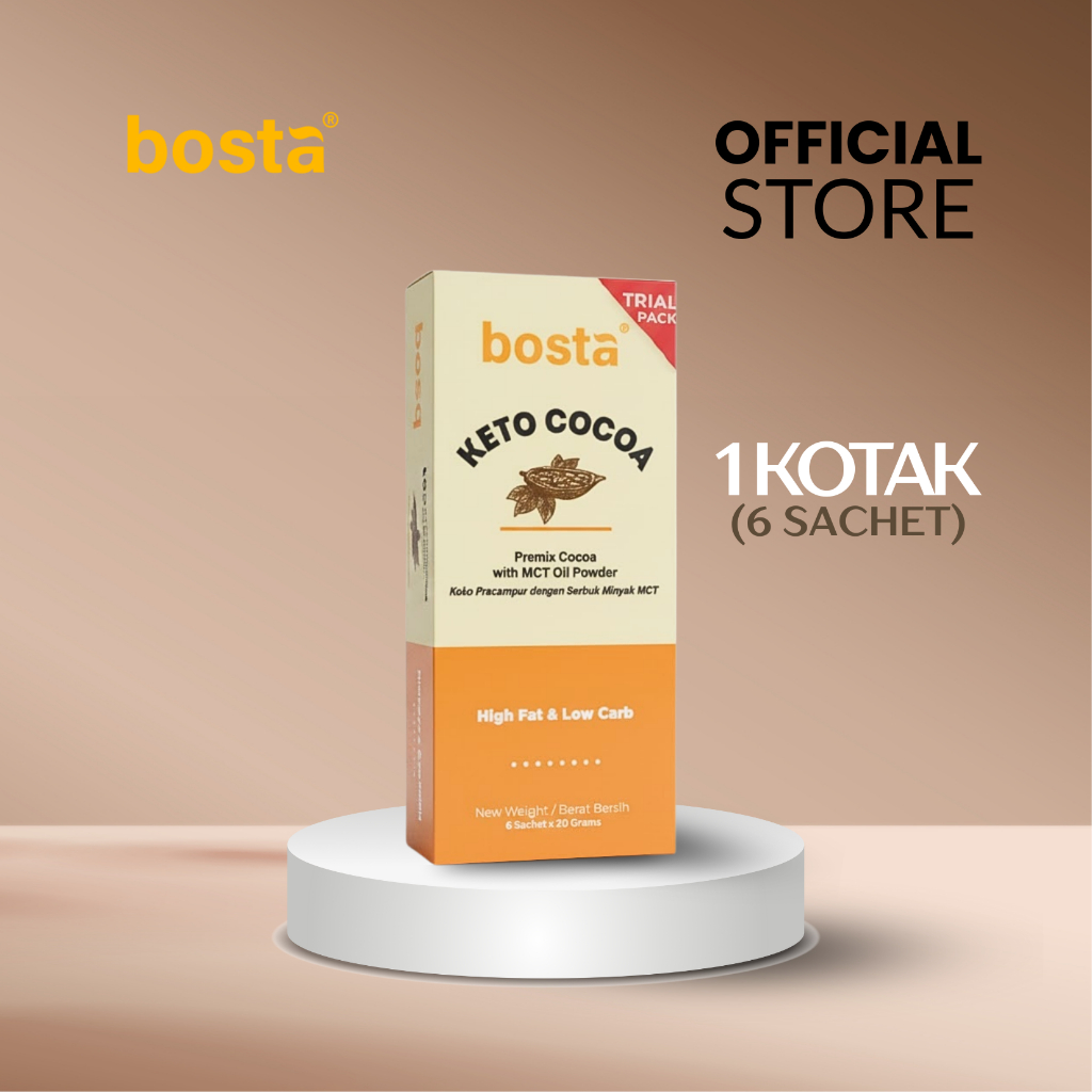 Bosta Keto Cocoa Bulletproof drink with MCT oil, minuman keto diet ...