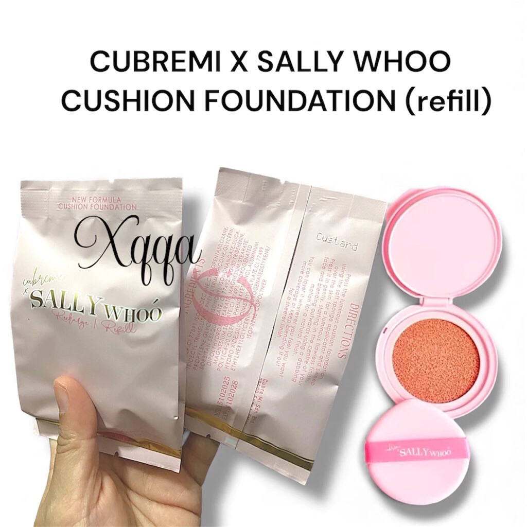 (EXP 2028) CUBREMI X SALLY WHOO REFILL SIZE CUSHION FOUNDATION ( cubre ...
