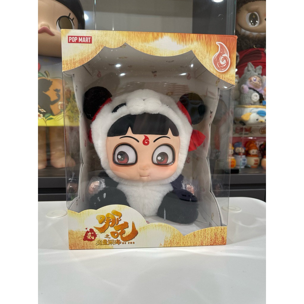 Original Popmart NeZha 2 Hug Series vinyl plush doll-NeZha‘s Panda ...