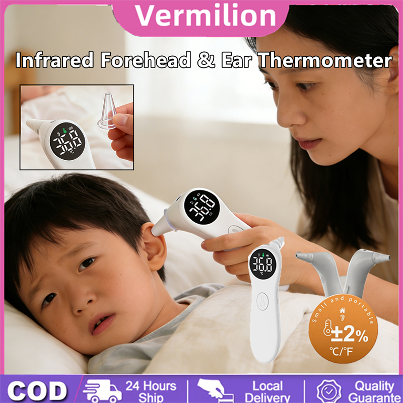 Baby Ear Termometer Baby Digital Display 2-in-1 Thermometer Infrared ...