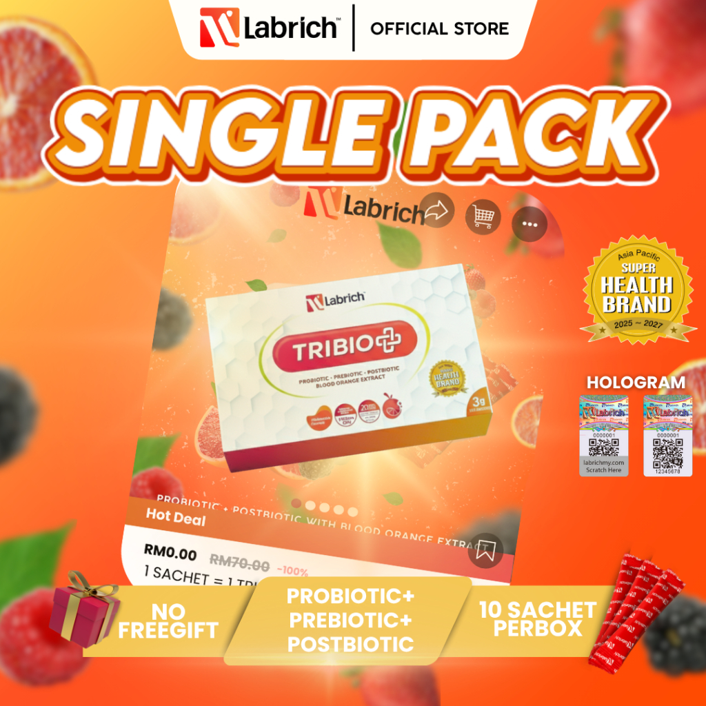 [PROBIOTIC] LABRICH TRIBIO SET BASIC 1 KOTAK POSTBIOTIC + PREBIOTIC ...