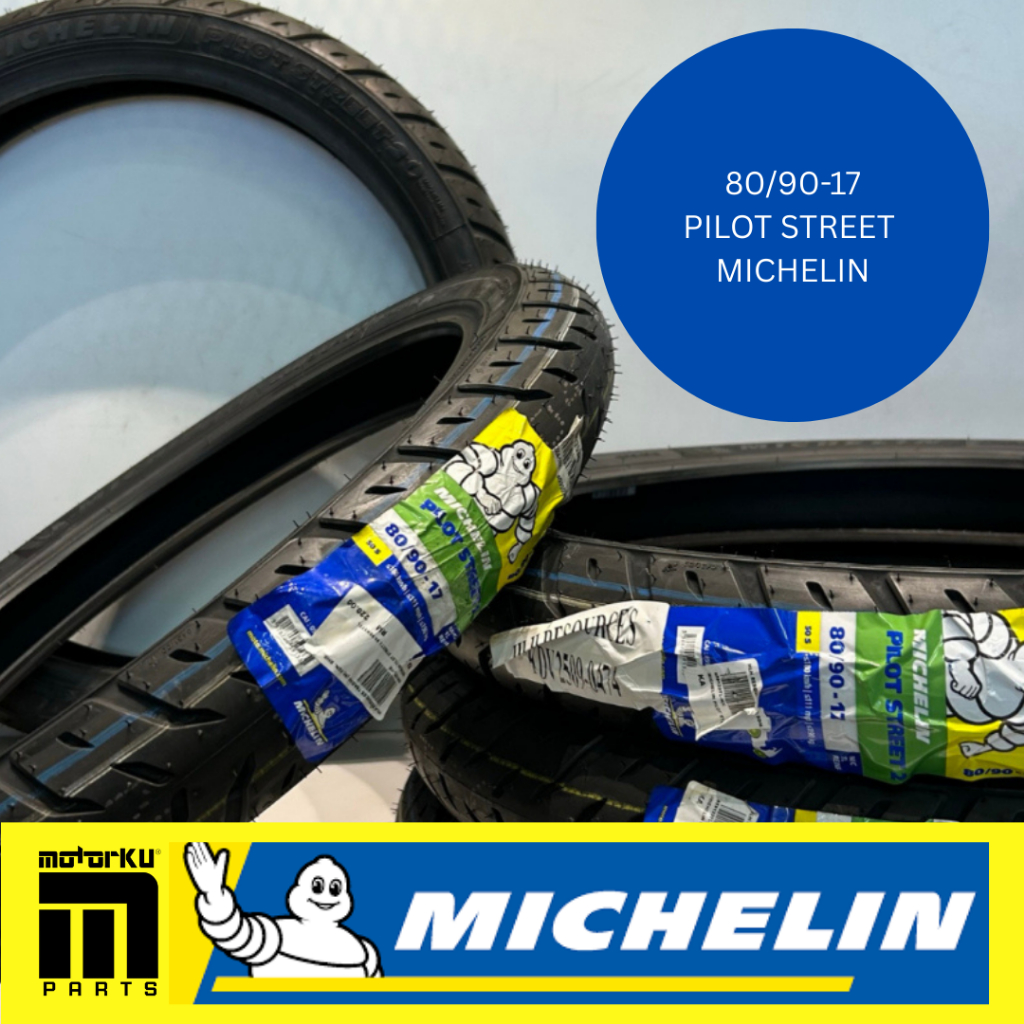 MICHELIN PILOT STREET 2 80/90-17 TAYAR TUBELESS | Shopee Malaysia