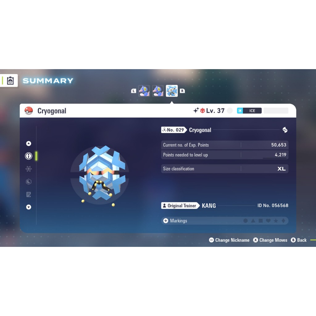 Pokemon Legends Z-A - 6IV Shiny Alpha Cryogonal | Shopee Malaysia
