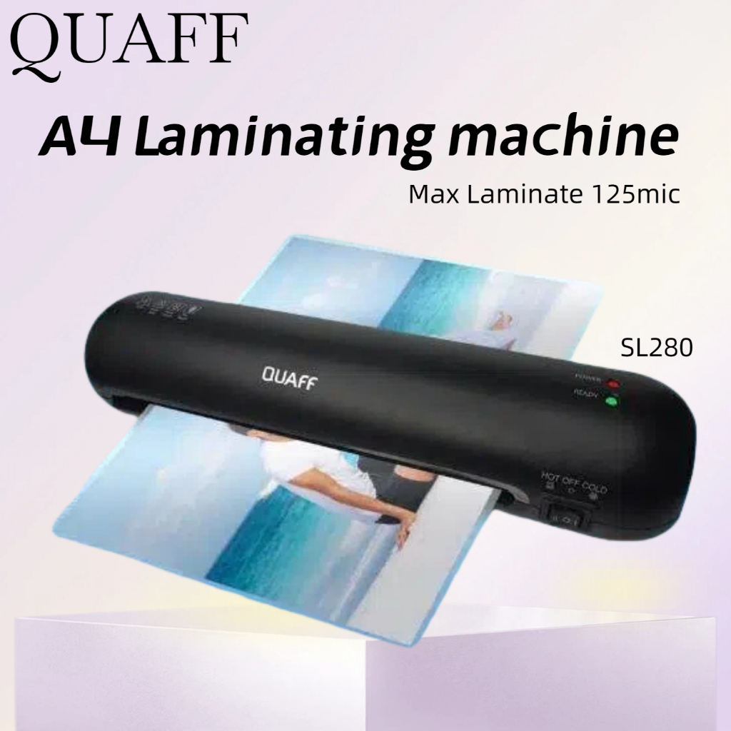 QUAFF SL280 Laminator 5in1 Package A4 Size Hot and Cold Laminating ...