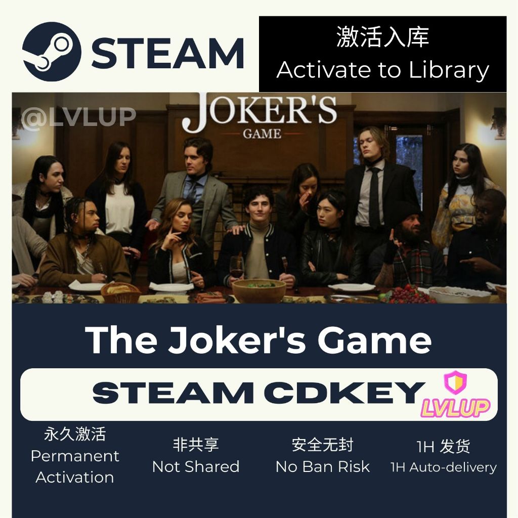 The Joker's Game Steam (PC) CD Key – Game Key Entry / Steam 激活码 CDK 入库 ...